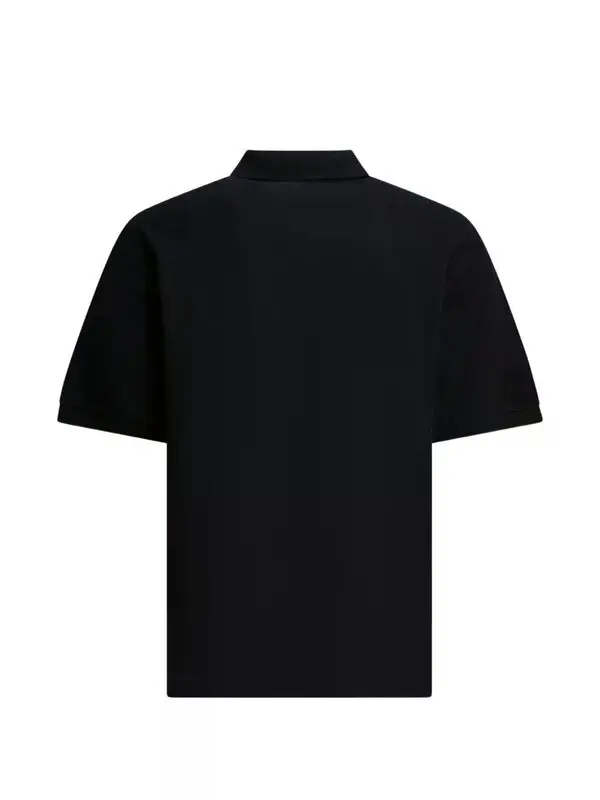 Stone Island Logo Polo Shirt - Black