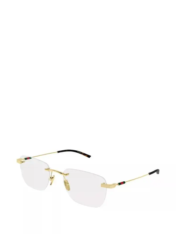 Gucci Rimless Square Eyeglasses