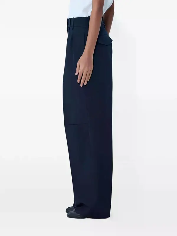 JIL SANDER Pleated Wide-leg Trousers