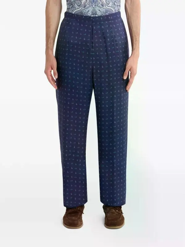 Etro Paisley-print Trousers