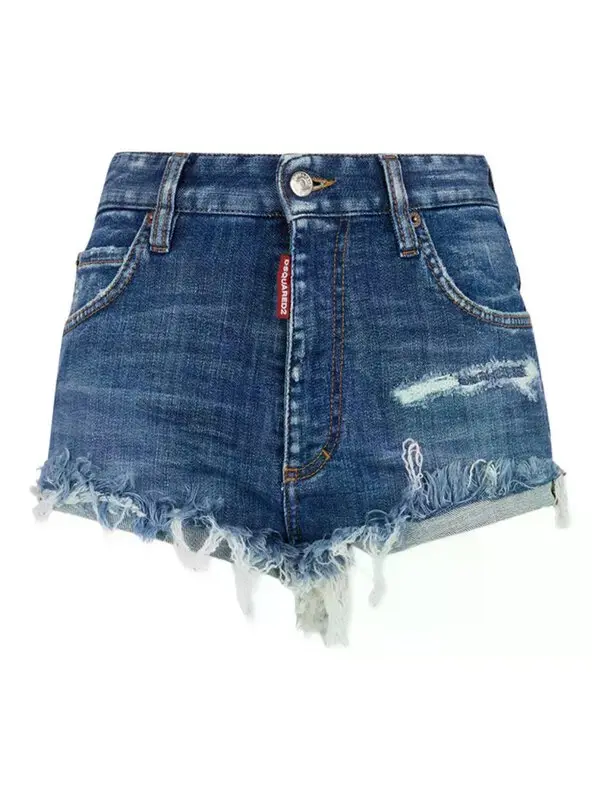 Dsquared2 Frayed Hem Shorts