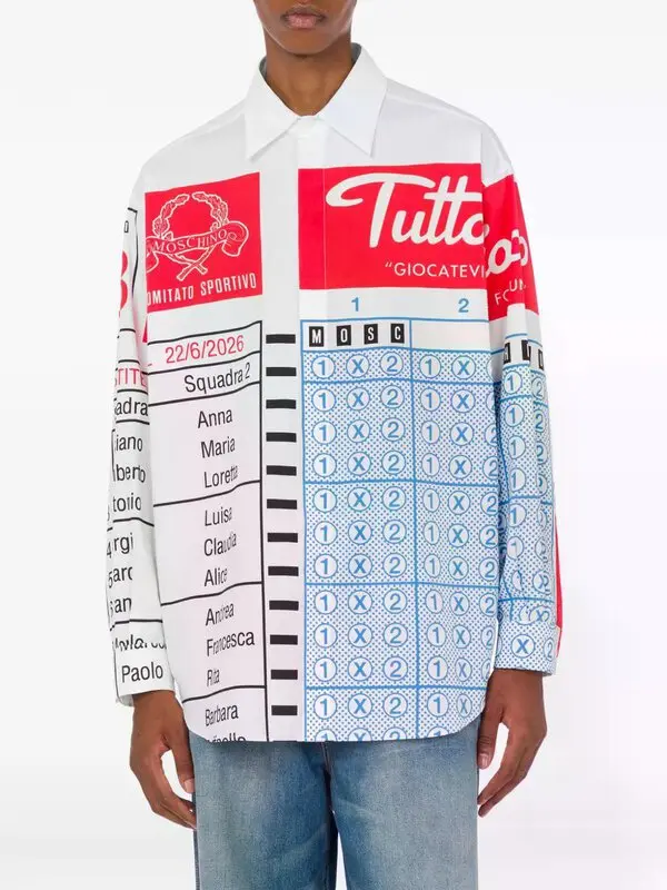 Moschino Printed Cotton Shirt