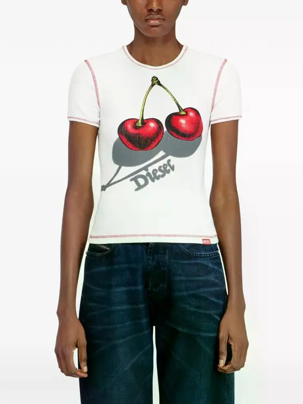 DIESEL Cherry-print T-shirt