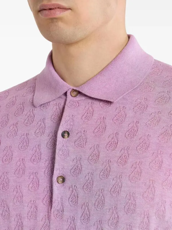 Etro Paisley-motif Polo Shirt