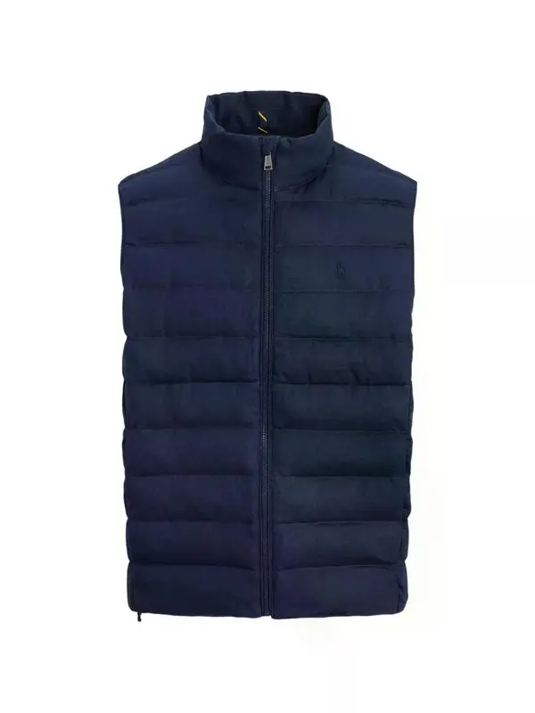 Polo Ralph Lauren Quilted Linen Gilet - Blue