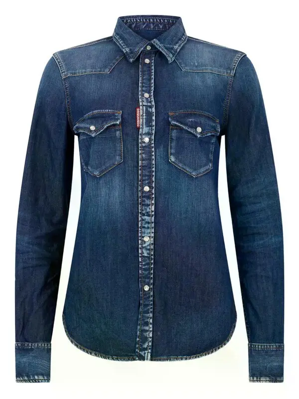 Dsquared2 Western Style Buttoned Shirt