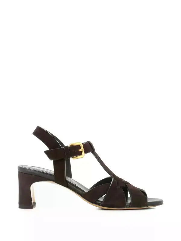 TASSINARI Michelle T-strap Suede Sandals