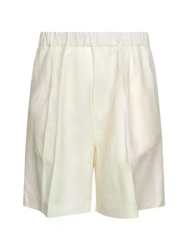 LANEUS Pleated Shorts - Neutrals