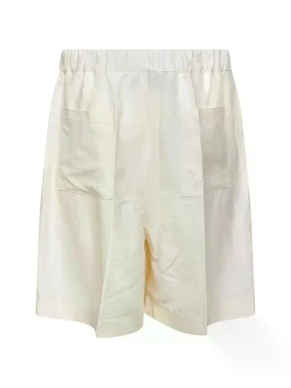 LANEUS Pleated Shorts - Neutrals