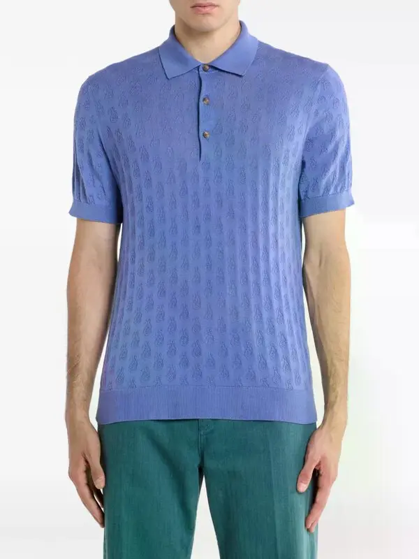 Etro Paisley-motif Polo Shirt