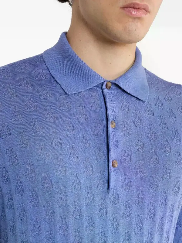 Etro Paisley-motif Polo Shirt