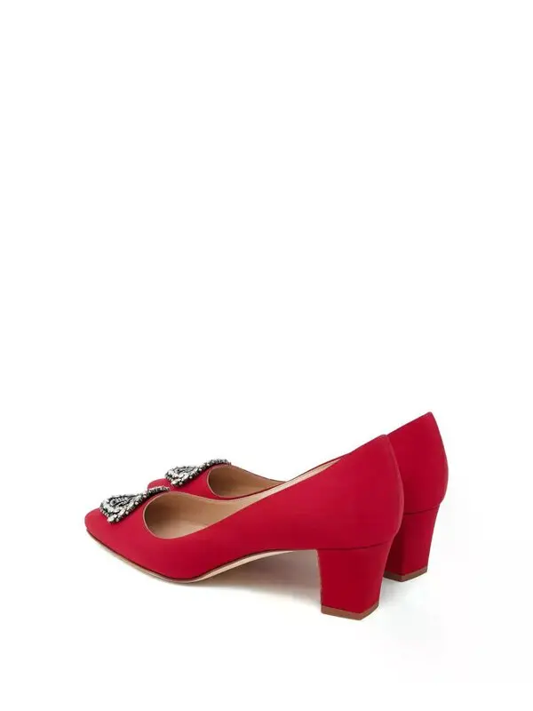 Manolo Blahnik Okkato Embellished Pumps