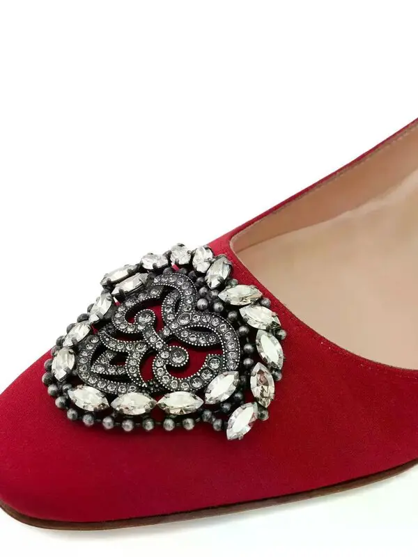 Manolo Blahnik Okkato Embellished Pumps