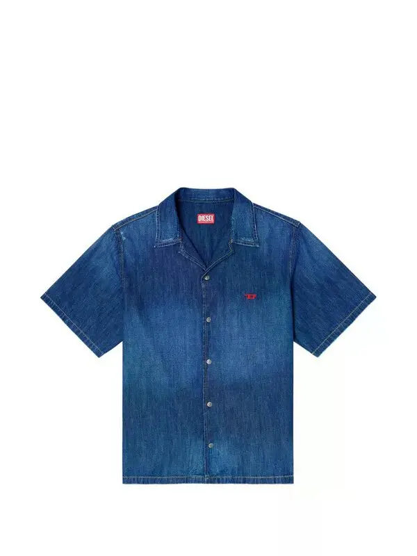 DIESEL® D-nabll-d Denim T-shirt - Blue