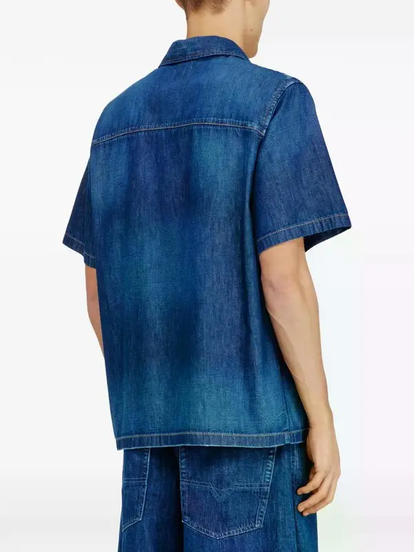 DIESEL® D-nabll-d Denim T-shirt - Blue