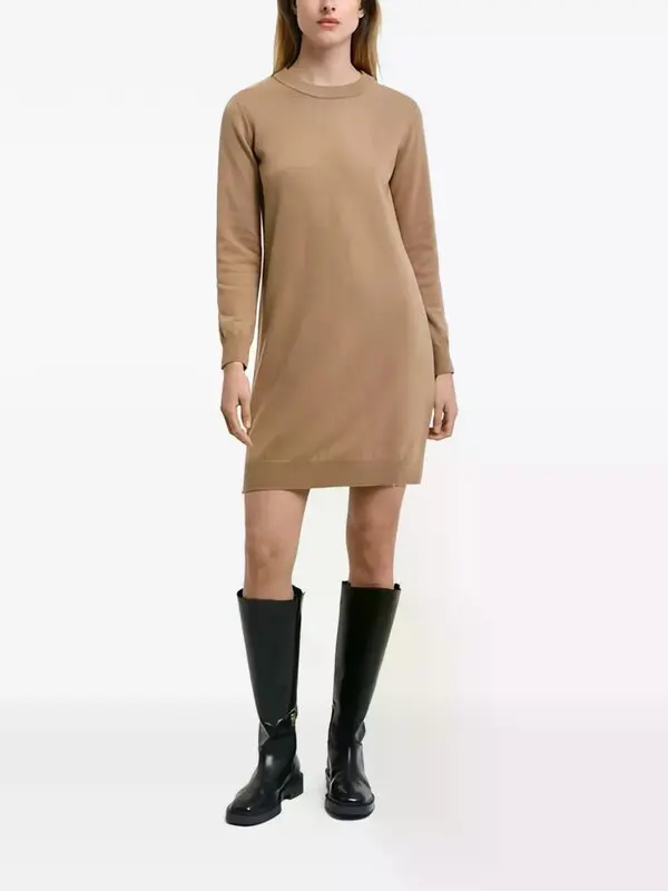 Gant Midi Round-neck Dress