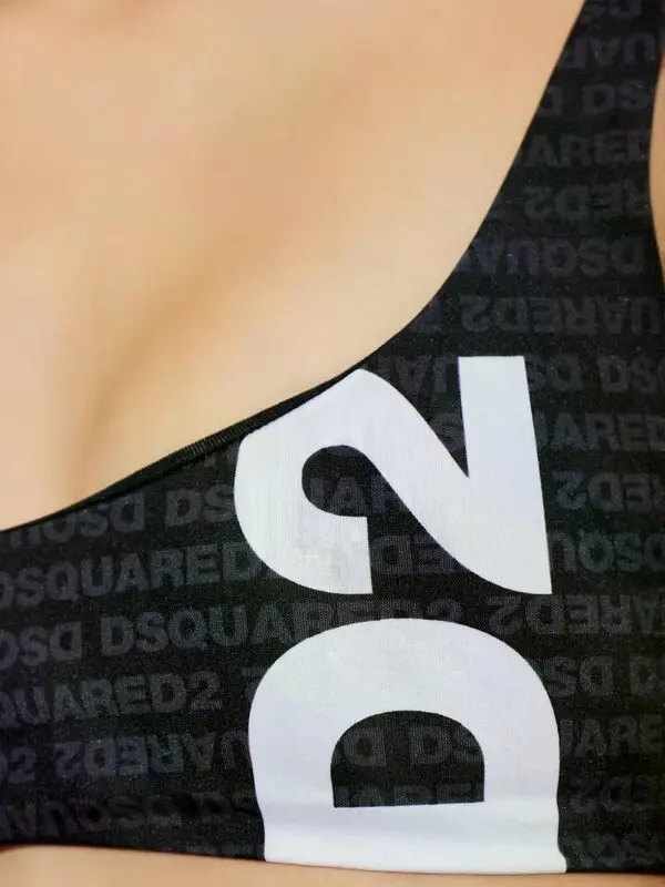 Dsquared2 Logo-print Bikini Top