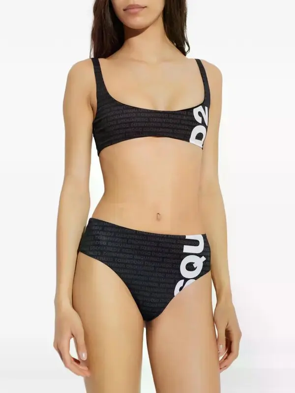Dsquared2 Logo-print Bikini Top