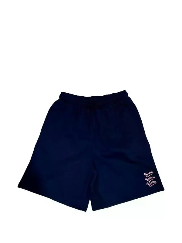 BISOUS SKATEBOARDS Drawstring Embroidered Shorts