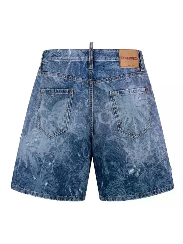 Dsquared2 Monkey Business Denim Shorts