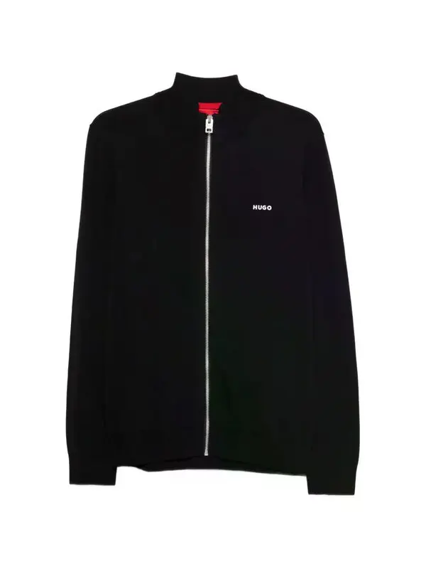 Hugo Zip Mock-neck Cardigan