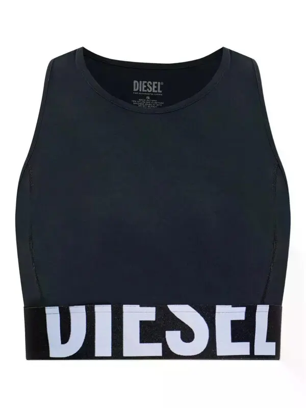 DIESEL® Logo-band Cropped Top