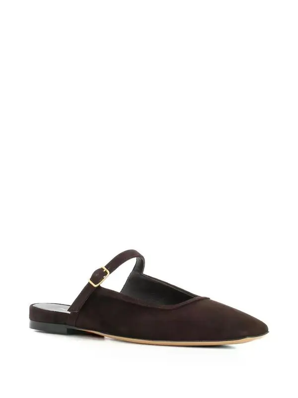 TASSINARI Cloe Suede Mules - Brown