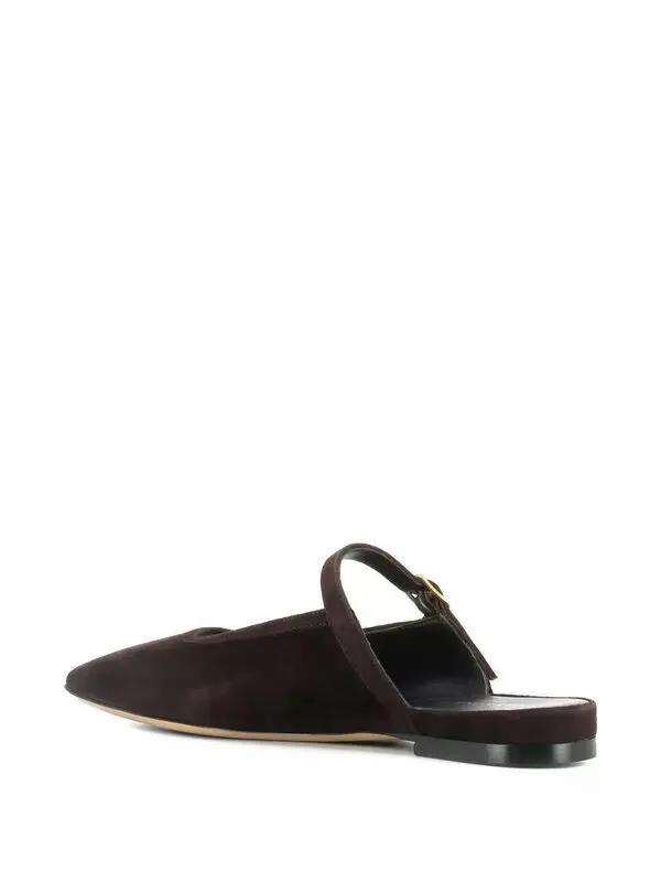 TASSINARI Cloe Suede Mules - Brown