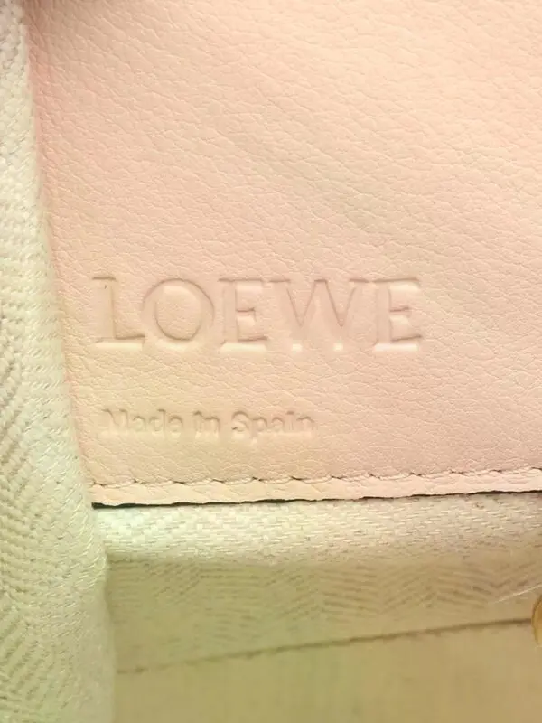 Loewe 2017 Small Tricolor Leather Hammock Satchel - Pink