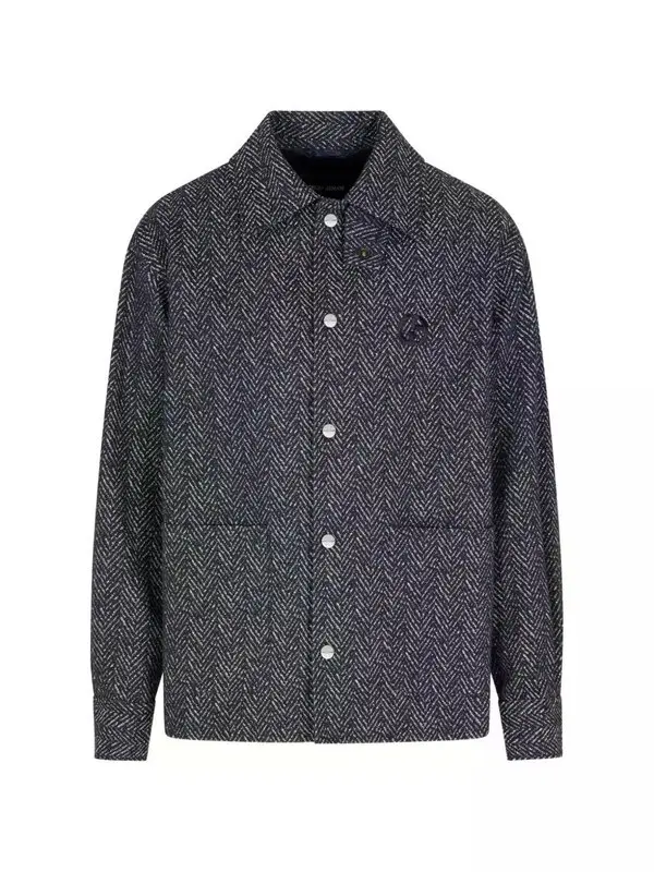 Giorgio Armani Jacquard Shirt Jacket