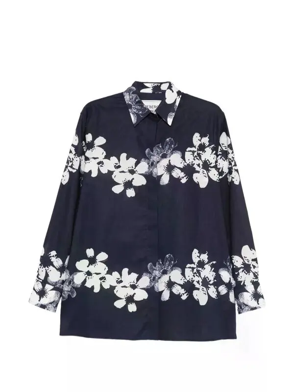 Iceberg Floral Shirt - Blue
