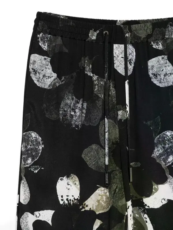 Iceberg Floral Drawstring Trousers