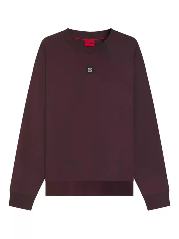 Hugo Logo-patch Sweater - Brown
