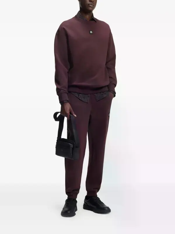 Hugo Logo-patch Sweater - Brown