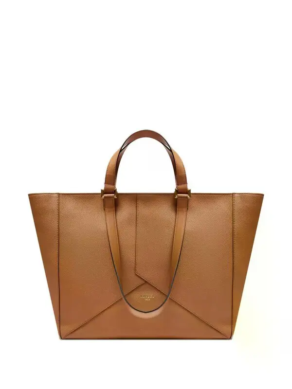 LANCEL Envelope Zip Tote Bag - Brown