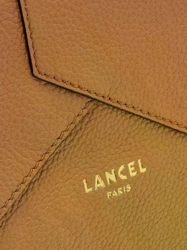 LANCEL Envelope Zip Tote Bag - Brown