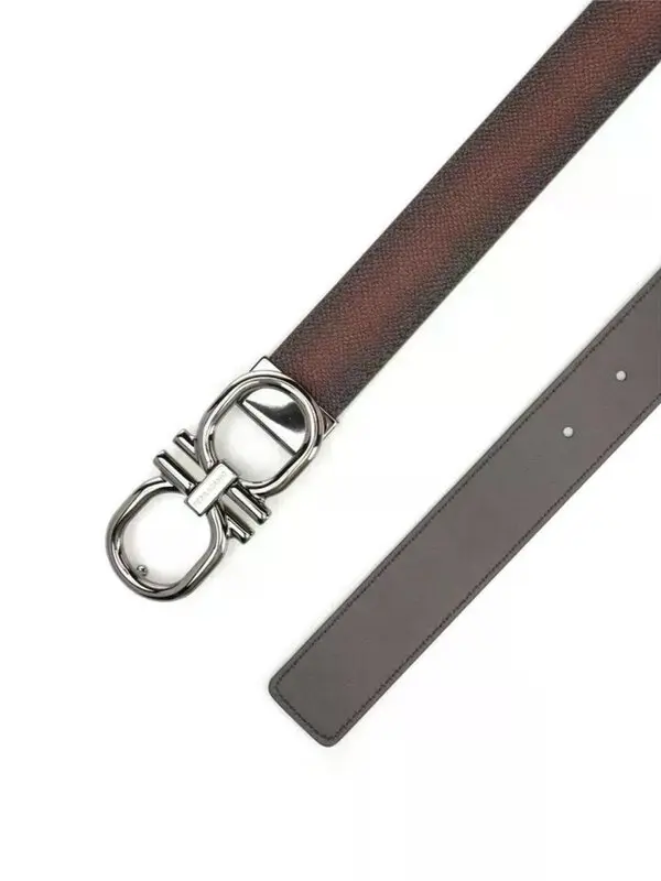 FERRAGAMO Textured Buckle Belt
