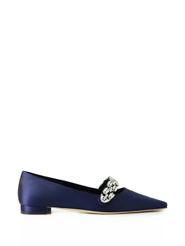 Manolo Blahnik Tamolflat Point-toe Pumps