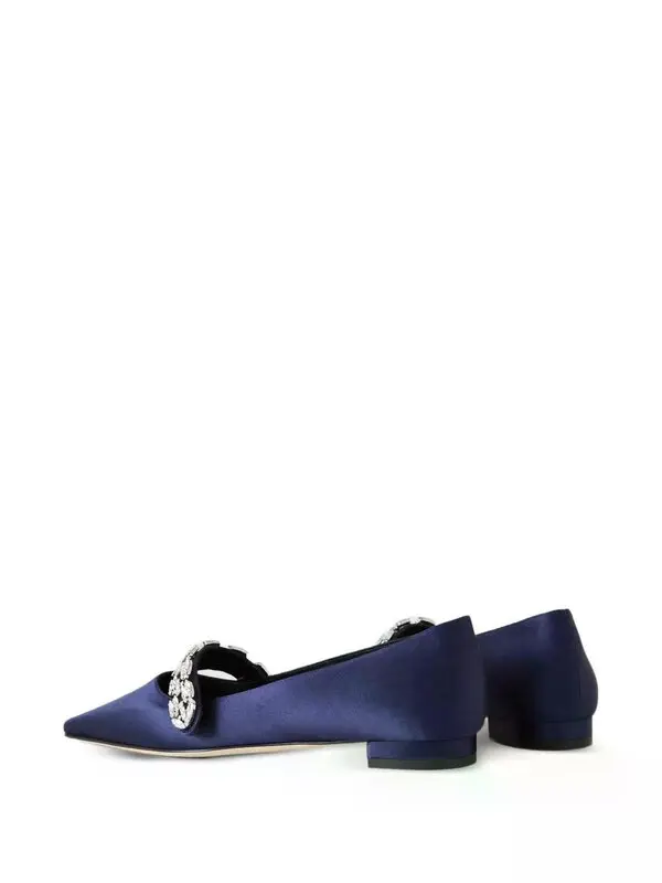 Manolo Blahnik Tamolflat Point-toe Pumps