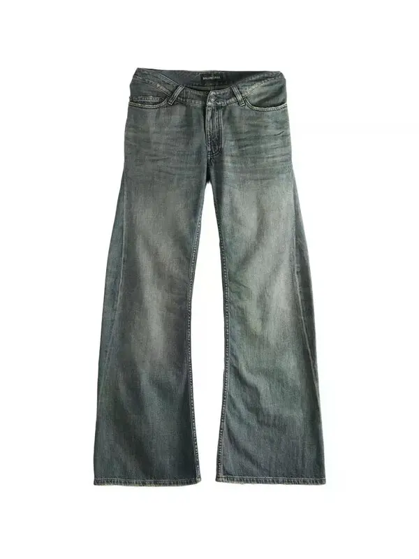 Balenciaga Logo Jeans - Blue
