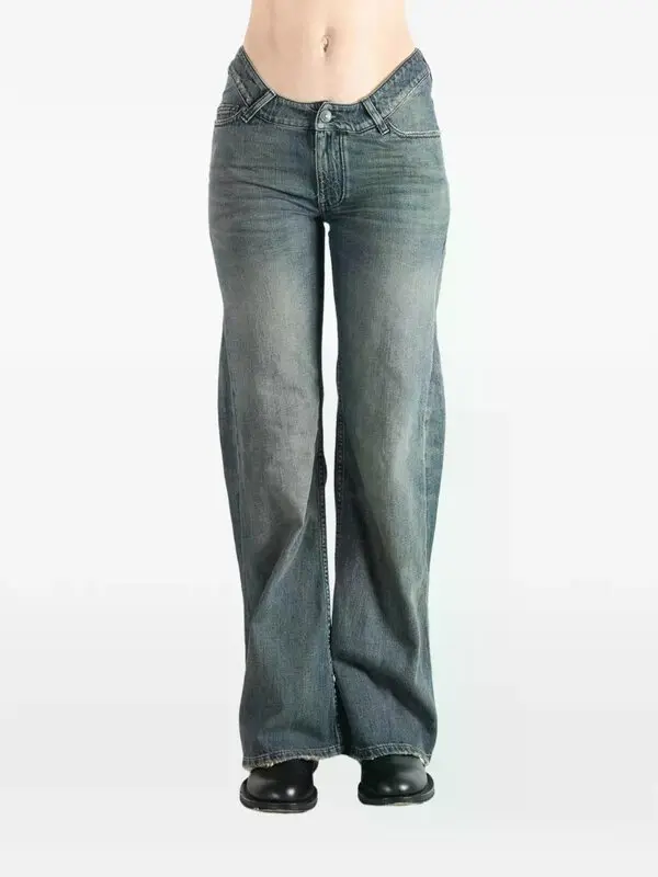 Balenciaga Logo Jeans - Blue