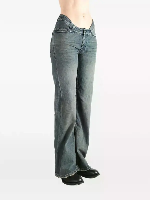 Balenciaga Logo Jeans - Blue