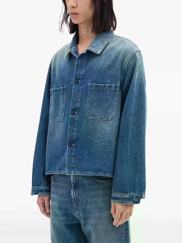 ANN DEMEULEMEESTER Juel Boxy-fit Denim Shirt - Blue