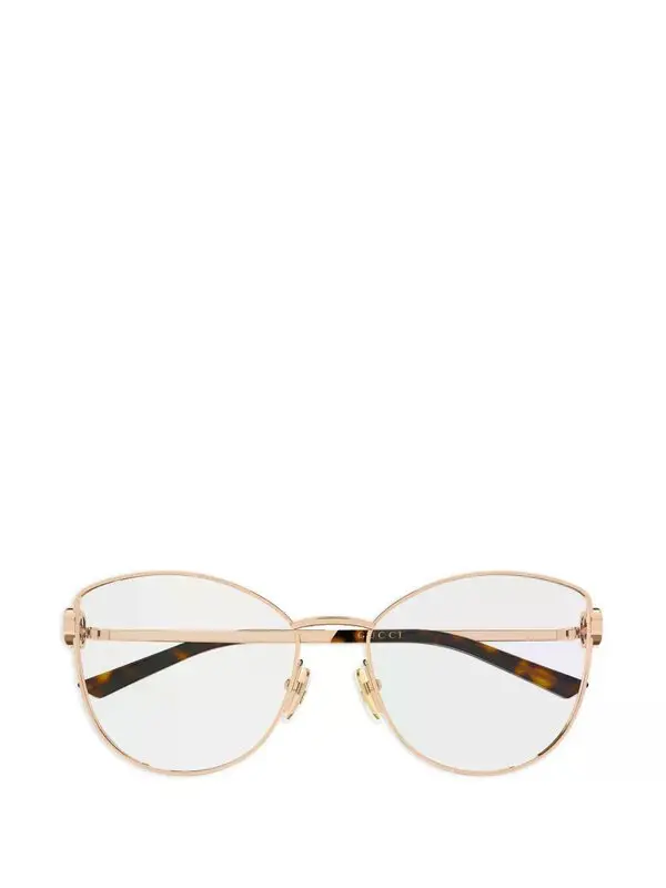 Gucci Full Rim Eyeglasses - Gold