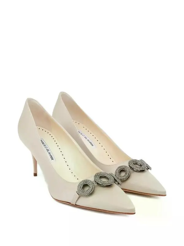 Manolo Blahnik Isteralo Embellished Pumps