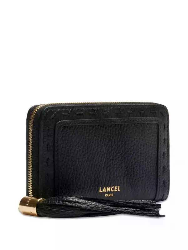 LANCEL Premier Flirt Tassel Zip Wallet - Black