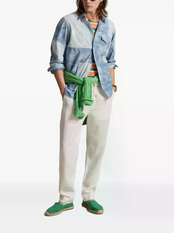 Polo Ralph Lauren Patchwork Buttoned Shirt