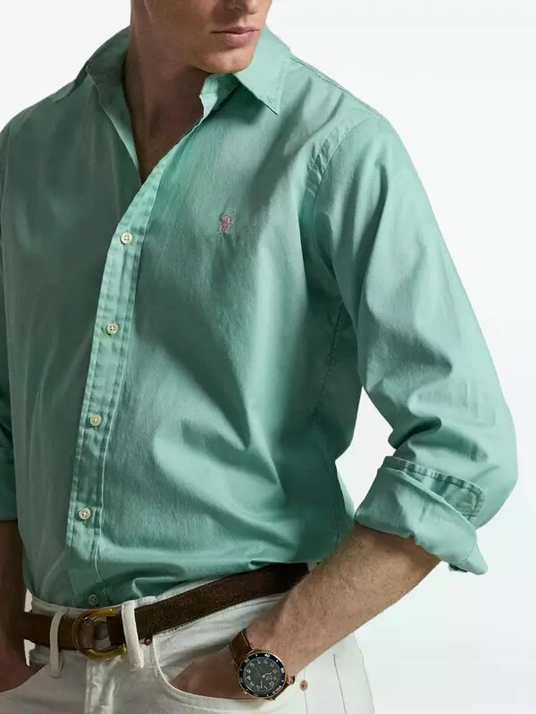 Polo Ralph Lauren Buttoned Long-sleeve Shirt - Green