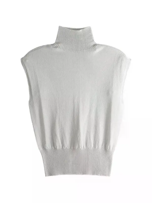 Rick Owens Ribbed Turtleneck Sweater - Grey