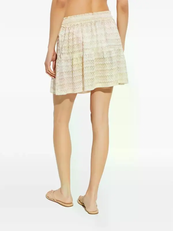 Melissa Odabash Dune Tiered Skirt - Gold
